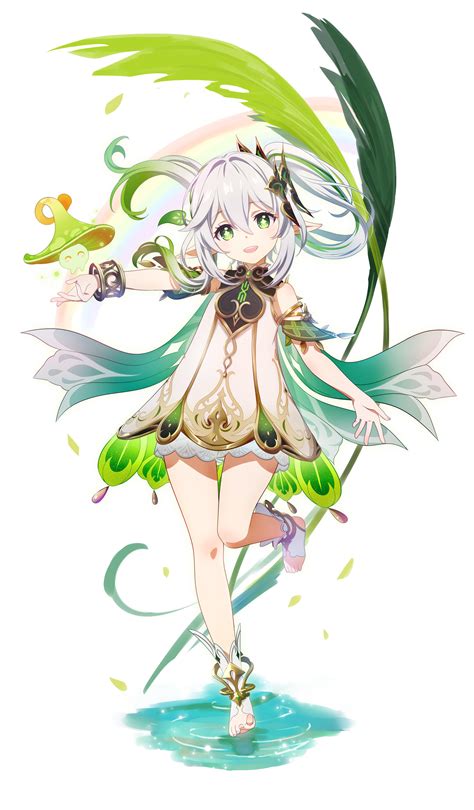 《原神》小吉祥草王纳西妲美图 哔哩哔哩