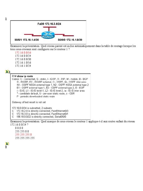 Ccna 2 Module 8 V4 Pdf Adresse Ip Routage