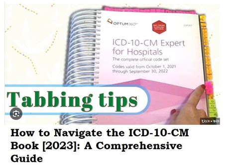 How To Navigate The Icd 10 Cm Book 2023 A Comprehensive Guide