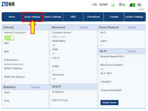 How To Change Globe At Home WI FI Username Password