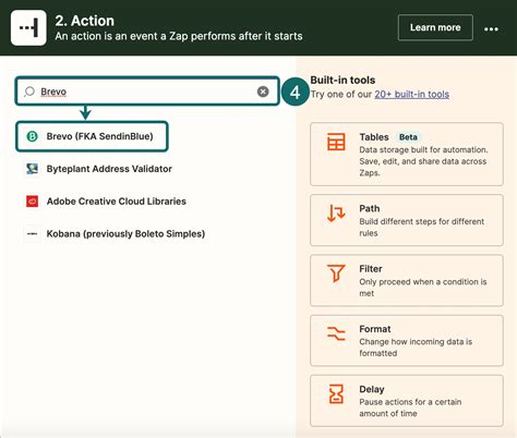use zapier to automatically add or update your new contacts in brevo home
