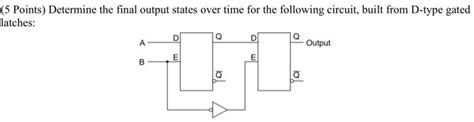 Solved 5 Points Determine The Final Output States Over