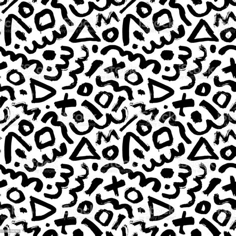 매끄러운 추상 기하학적 패턴 패션 8090s S 모양에 대한 스톡 벡터 아트 및 기타 이미지 S 모양 검은색 곡선 Istock