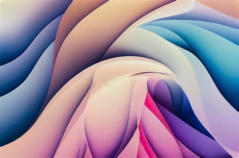 Premium Photo 3d Illustration Of Twisted Colorful Shapes