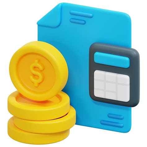 Finance 3d Render Icon Illustration 21615535 Png