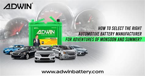 How To Select The Right Automotive Battery Manufacturer For Adventures