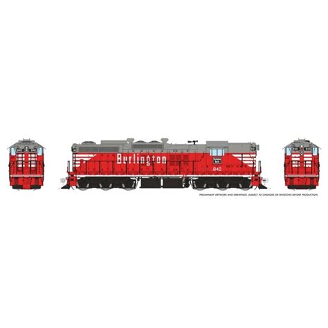 Ho Emd Sd9 Dc Dcc Sound Burlington Cands 840 Rapido Trains Inc