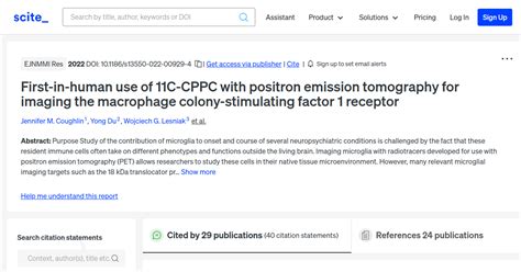 First In Human Use Of 11c Cppc With Positron Emission Tomography For