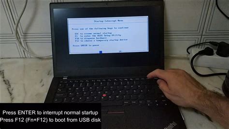 Lenovo Thinkpad T460s How To Access Bios Setup And Boot Menu Youtube