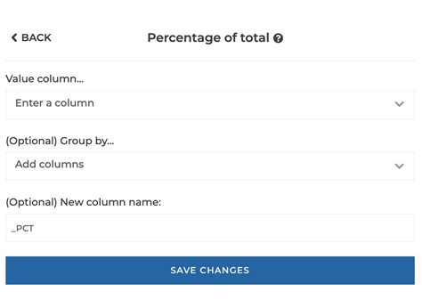 Percentage Weaverbird