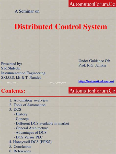 dcs presentation pdf programmable logic controller server computing