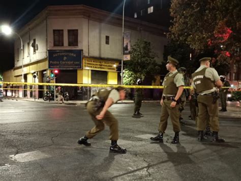En Santiago Un Delincuente Pega Un Tiro En La Cara A Un Policía