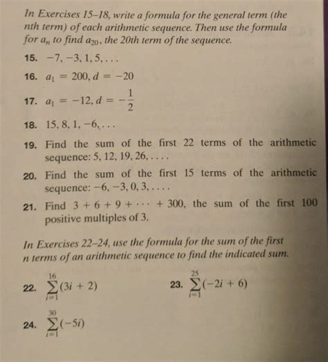 solved in exercises 15 18 write a formula for the general