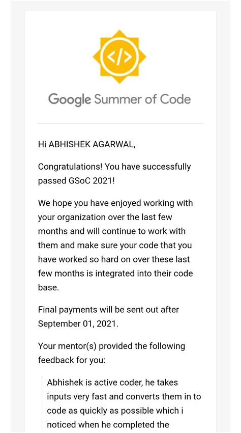 Abhishek Agarwal On Linkedin Gsoc Opensource Android 19 Comments