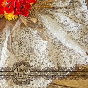2 Tier Alencon Lace Veil Long Cathedral Bridal Veil With Wide Etsy