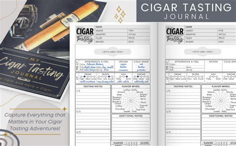 My Cigar Tasting Journal A Logbook To Track And Review