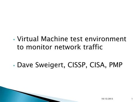Preliminary Build Out Of Wireshark Tool Within Oracle Virtual Box Ppt
