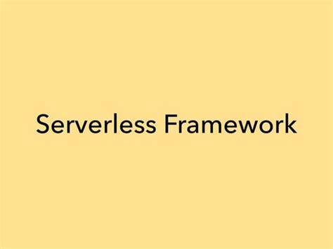 Serverless Ppt