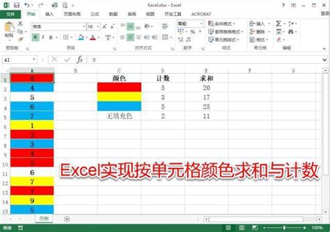 Excel超实用技能，实现按单元格颜色求和与计数，千万不要错过 知乎