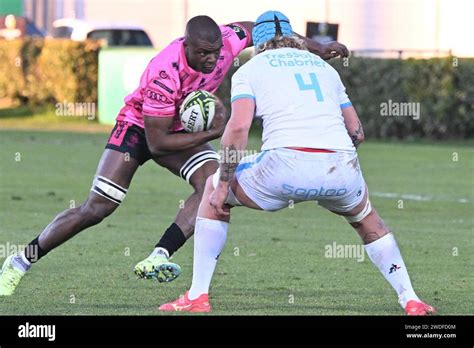 Treviso Italy 20th Jan 2024 Alessandro Izekor Benetton Rugby
