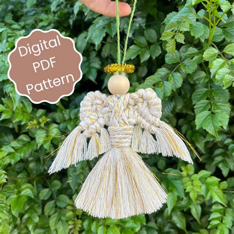 Macrame Angel Christmas Ornament Pattern My Mum The Dreamer