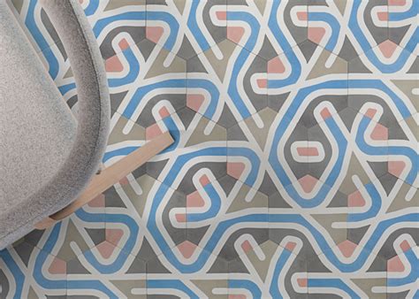 Atlas Hexagonal Encaustic Tiles By Laselva
