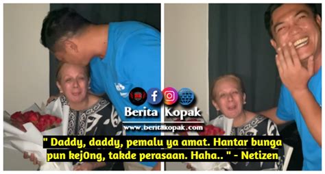 Daddy Daddy Pemalu Ya Amat Hantar Bunga Pun Kej0ng Takde Perasaan