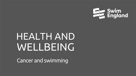 Cancer And Swimming Education Talk Swim England