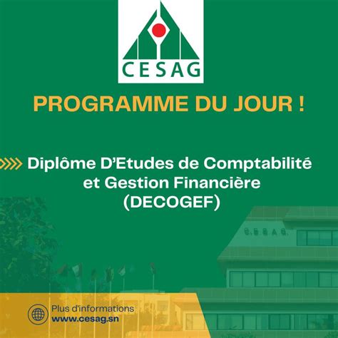 Formation Gestion Cesag Education Carrière Inscription Cesag