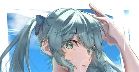 イラスト 夏ミク マテ茶のイラスト Pixiv