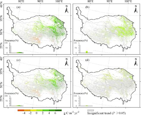Spatial Distribution Of Significant Interannual Trends P