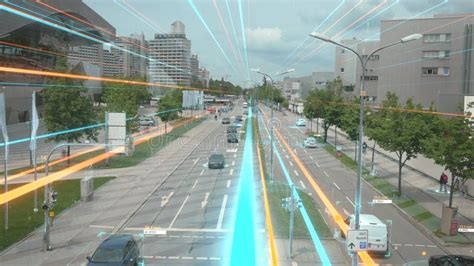 Communication Network Concept In Smart City Artificial Intelligence