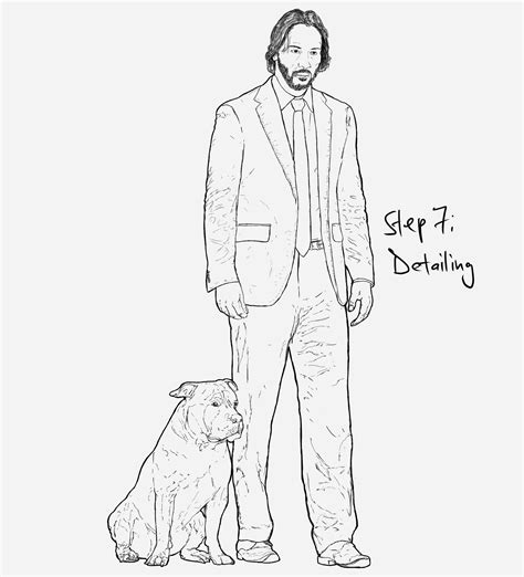 John Wick Drawing Skill