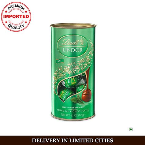 Buysend Lindt Lindor Tube Milk And Mint Online Fnp