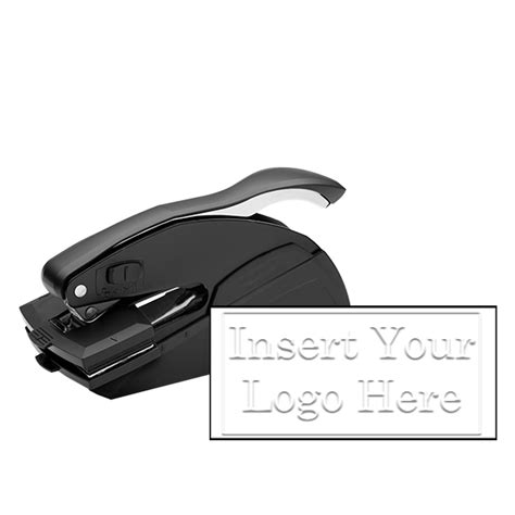 Rectangle Logo Embosser Seal Simply Stamps