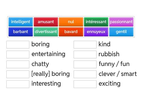 Basic Character Descriptions Une Las Parejas