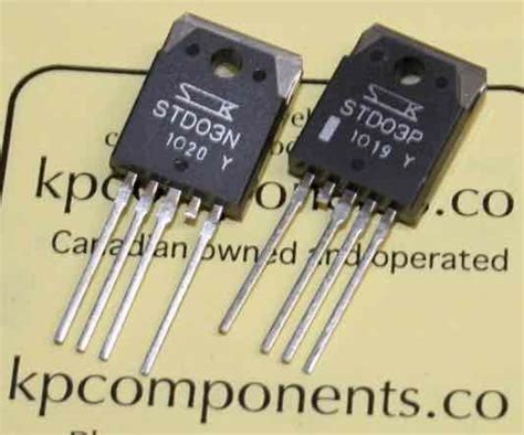 Std03n Transistor Std03p Pair Kp Components Inc
