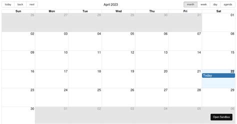 React Big Calendar Drag And Drop Events Between Months Forked Codesandbox