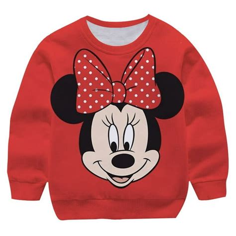 Bebé Niños Niñas Mickey Mouse Sudaderas Con Capucha Moda Minnie