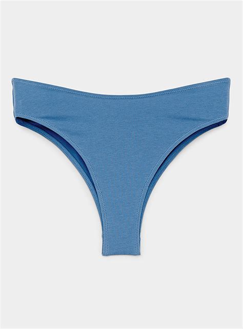High Cut Organic Cotton Brazilian Panty Miiyu Shop Brazilian