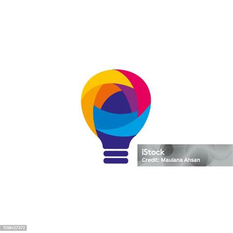 創意理念徽標設計範本燈泡圖示符號設計向量圖形及更多互聯網圖片 互聯網 人 仔細考慮 Istock
