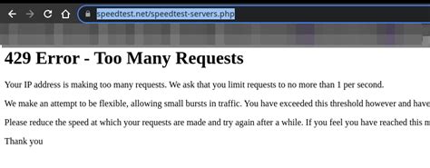 fix 429 errors by notmarrco · pull request 796 · sivel speedtest cli