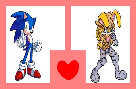 Sonic The Hedgehog X Bunnie Rabbot Archie Comics By Cpeters1 On