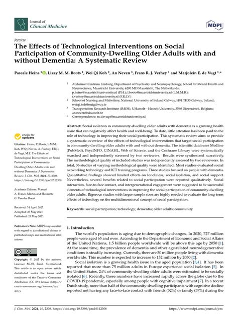 The Effects Of Technological Interventions Download Free Pdf Systematic Review Methodology