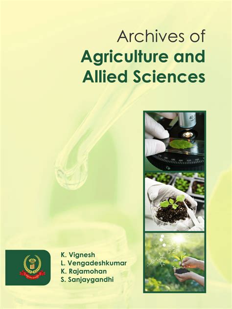 (PDF) Archives of Agriculture and Allied Sciences