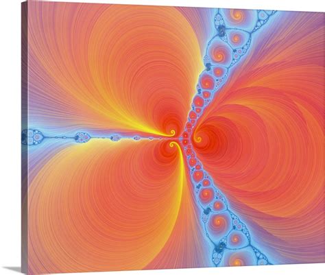 computer generated julia fractal great big canvas