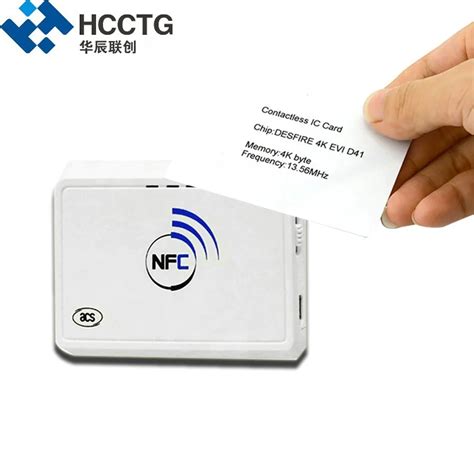 Long Range Wireless Ios Android Bluetooth Rfid Reader Writer Nfc Card Reader 13 56 Mhz Acr1311u