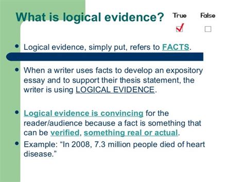 Evidence And Rhetorical Devices