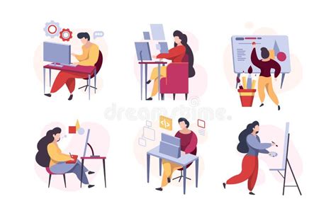 Programmers Characters Stock Illustrations 327 Programmers Characters