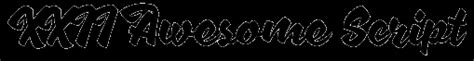 xxii awesome script free font download maisfontes
